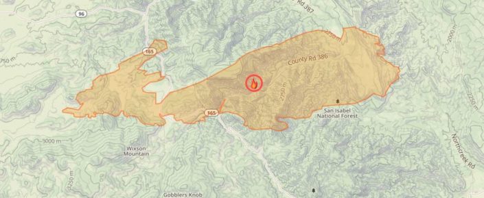 Junkins Fire in Custer County, Colorado - RedZone