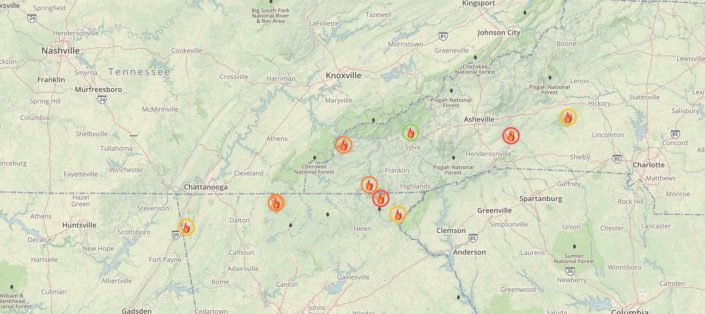 Eastern Appalachian Fires Continue to Threaten - RedZone